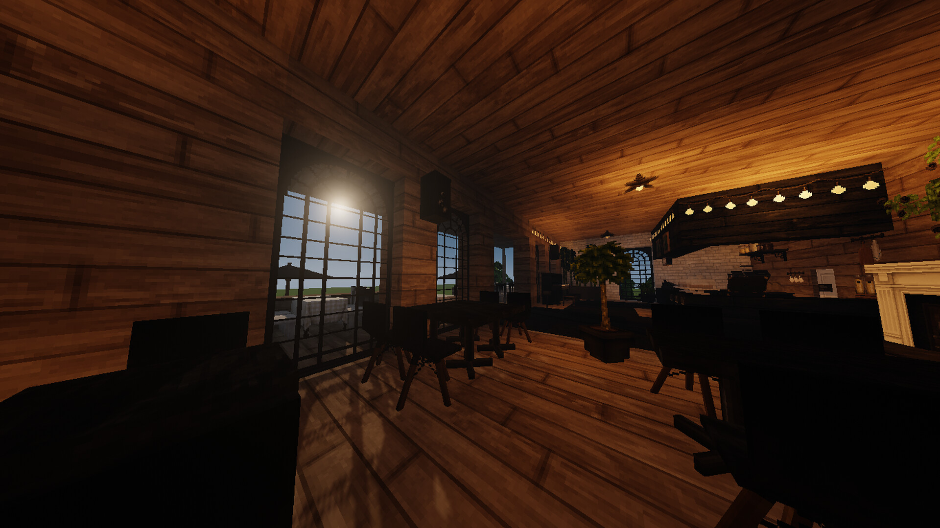 Aesthetic Brown Cafe | Cocricot Mod | Minecraft Map