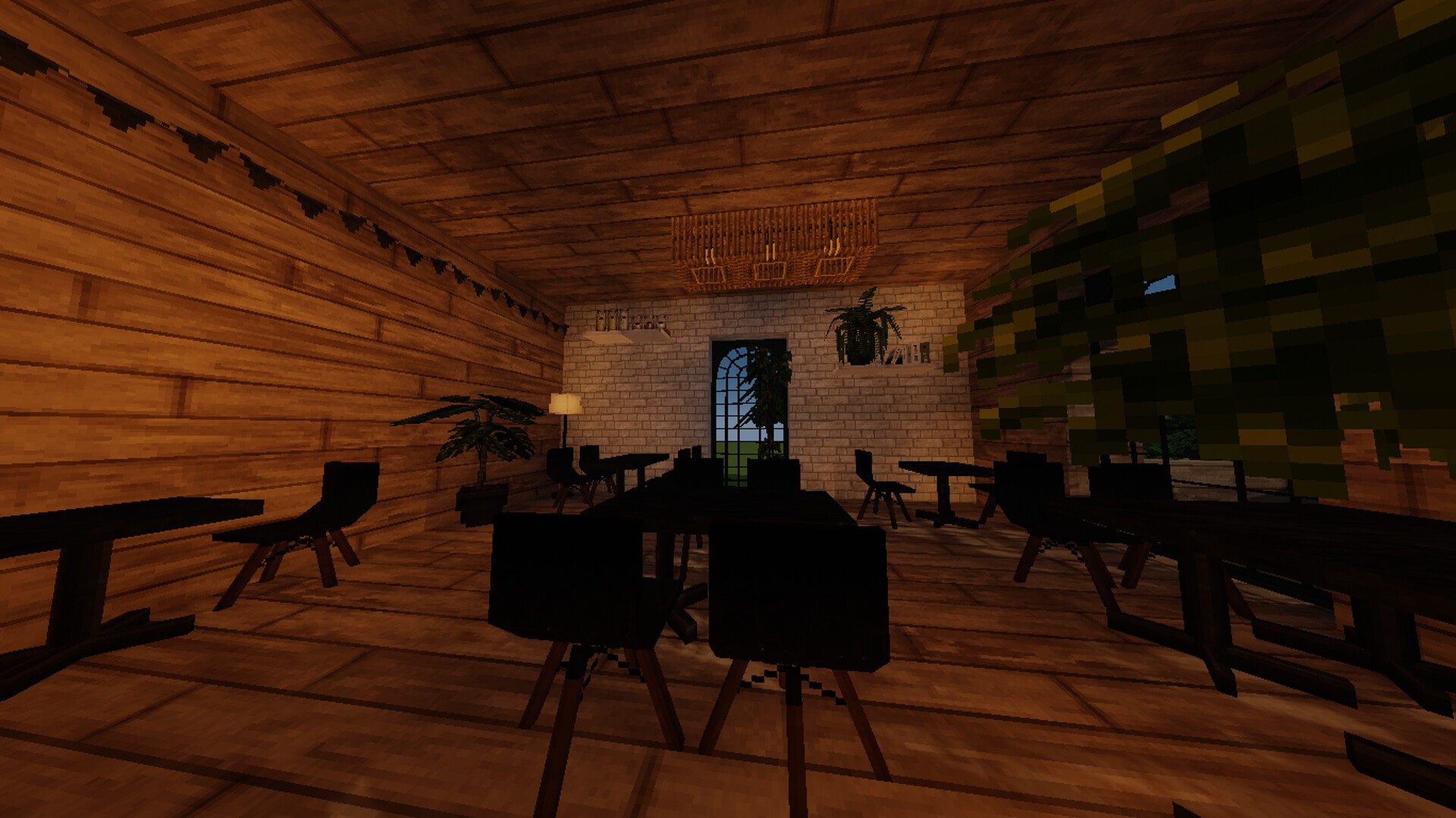 Aesthetic Brown Cafe | Cocricot Mod | Minecraft Map