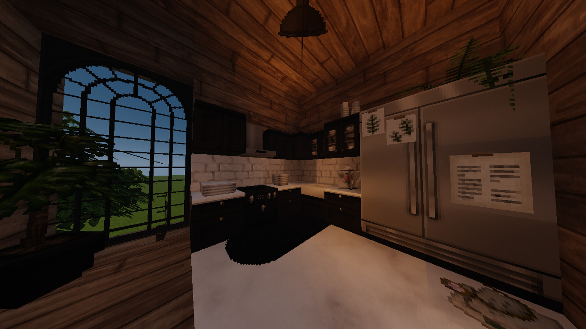 Aesthetic Brown Cafe | Cocricot Mod | Minecraft Map