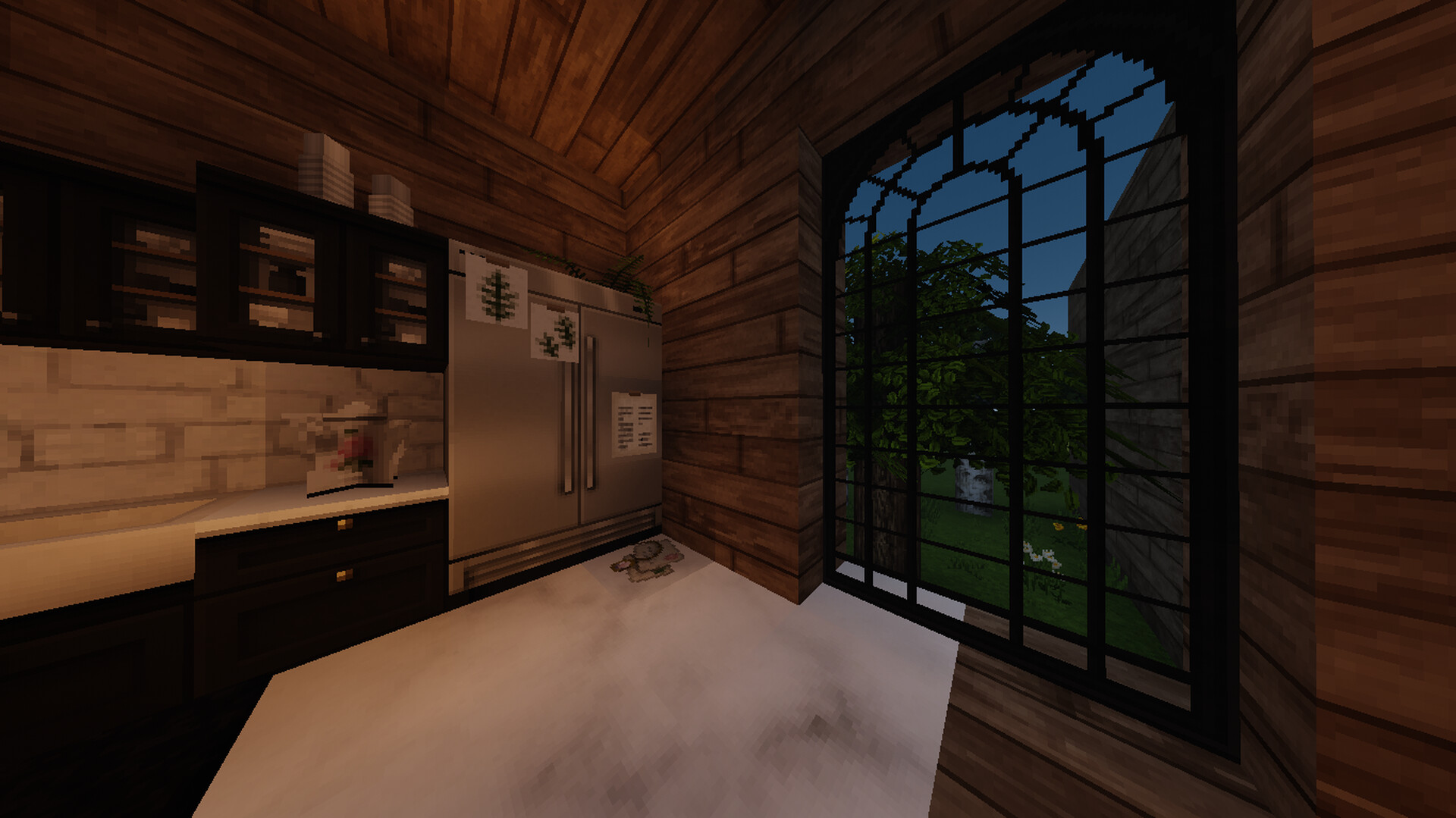 Aesthetic Brown Cafe | Cocricot Mod | Minecraft Map