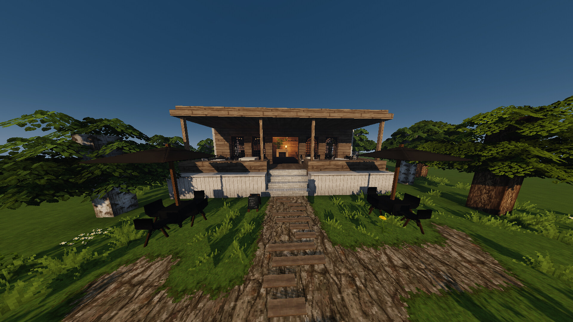 Aesthetic Brown Cafe | Cocricot Mod | Minecraft Map