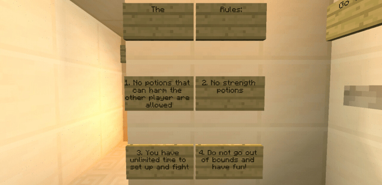 2P PVP Arena Minecraft Map