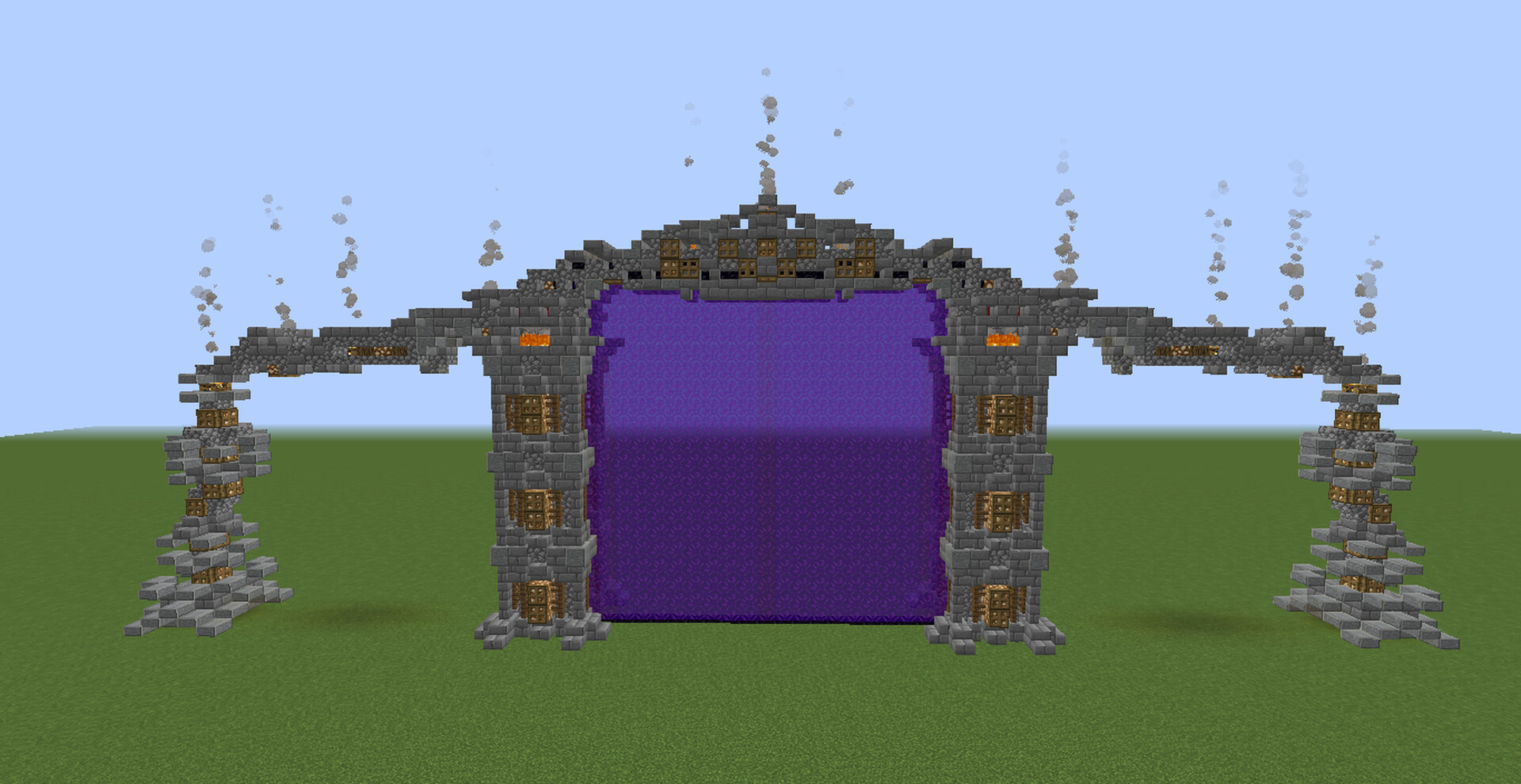 Carte de Nether Portal Minecraft Map