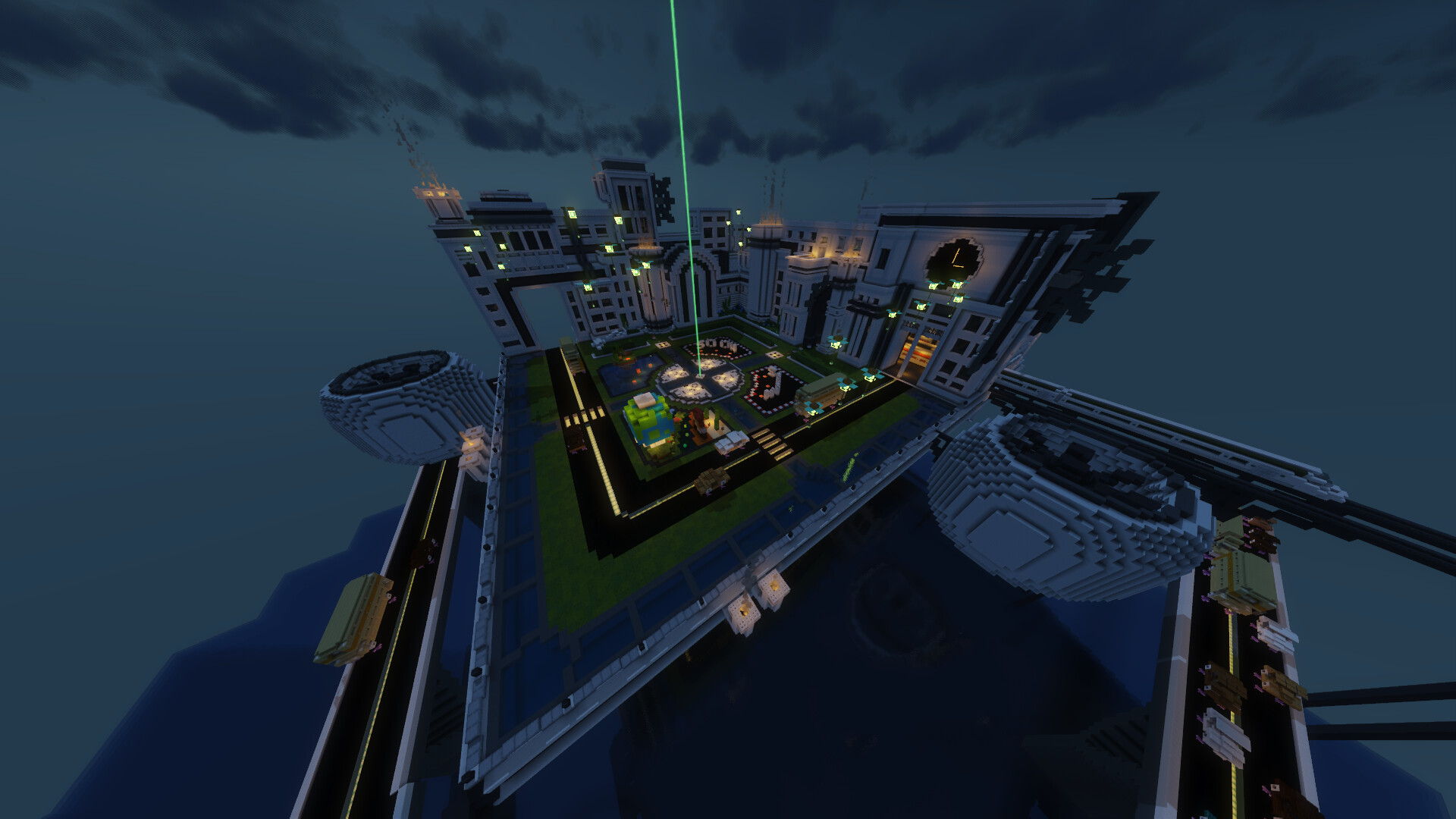 Futuristic/Sci-Fi/Steampunk Server Spawn/Hub/Lobby (+ Download) Minecraft Map