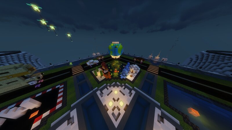 Futuristic/Sci-Fi/Steampunk Server Spawn/Hub/Lobby (+ Download) Minecraft Map