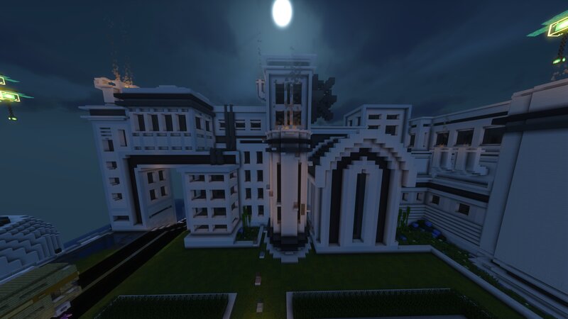 Futuristic/Sci-Fi/Steampunk Server Spawn/Hub/Lobby (+ Download) Minecraft Map