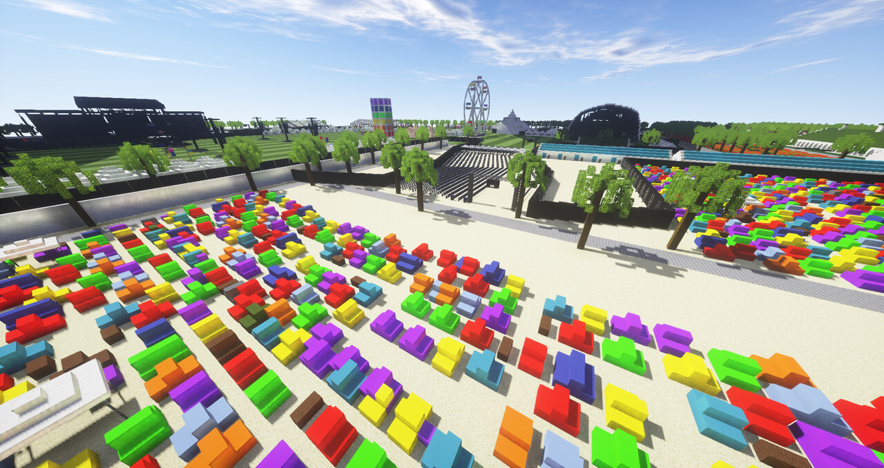Coachella Music & Arts Festival (Replica) Minecraft Map