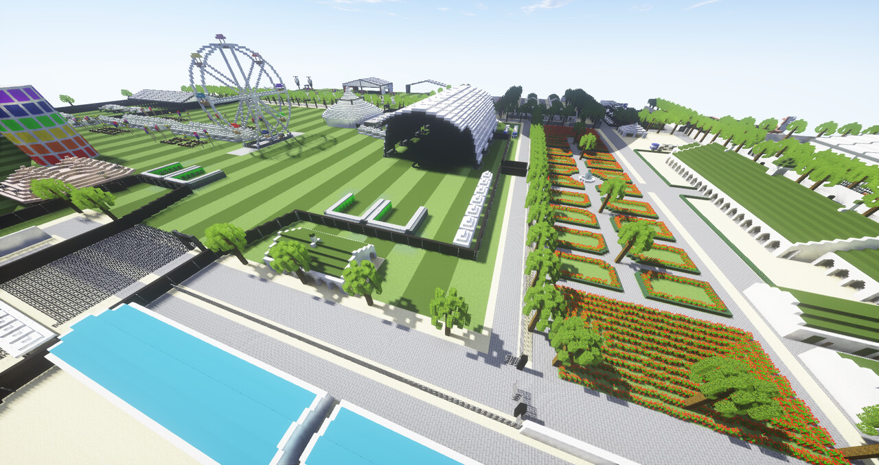 Coachella Music & Arts Festival (Replica) Minecraft Map