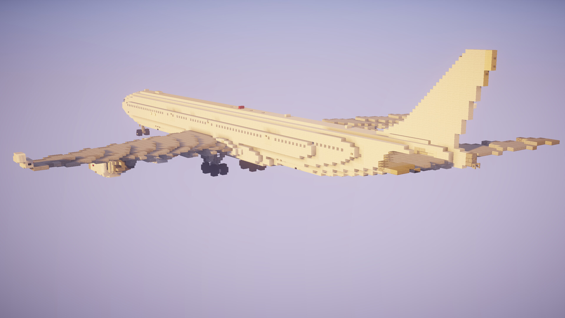 1,5:1 Airbus A340-600 Minecraft Map