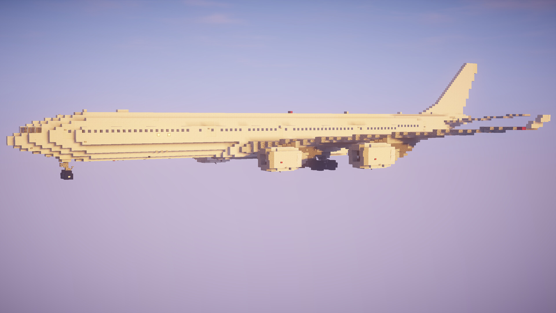 1,5:1 Airbus A340-600 Minecraft Map