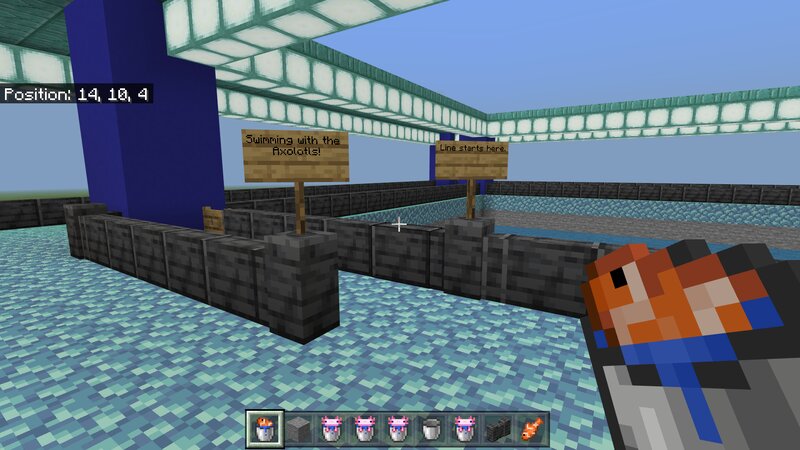 Axolotl land Minecraft Map