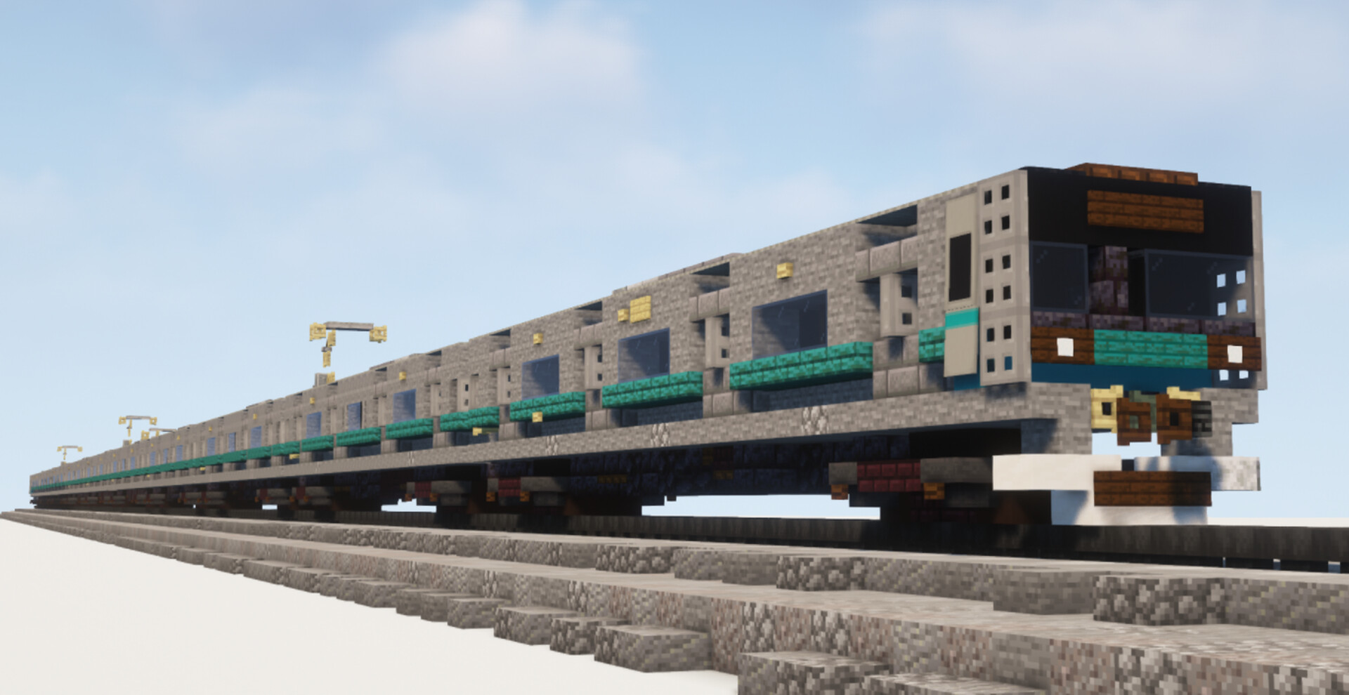 [UPDATED] 1.5:1 Scale E233-2000 Commuter Train Minecraft Map