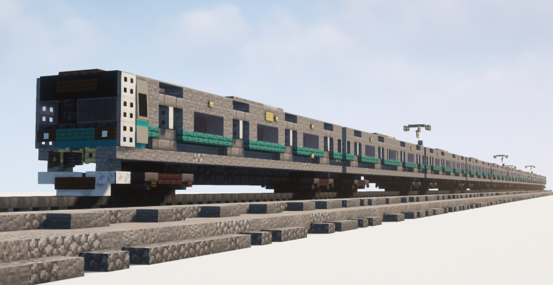 [UPDATED] 1.5:1 Scale E233-2000 Commuter Train Minecraft Map