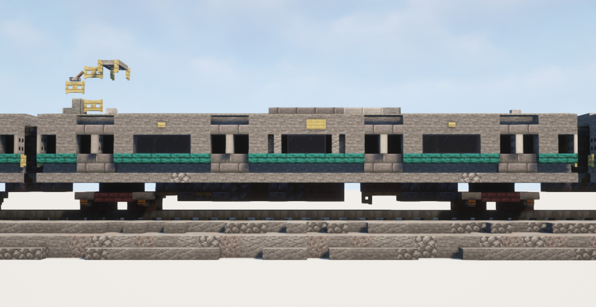 [UPDATED] 1.5:1 Scale E233-2000 Commuter Train Minecraft Map