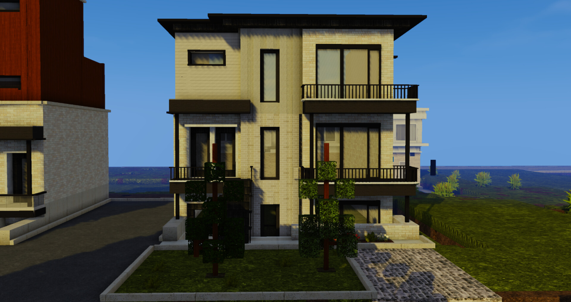 Realistic 1:5:1 Quebec Modern House Minecraft Map