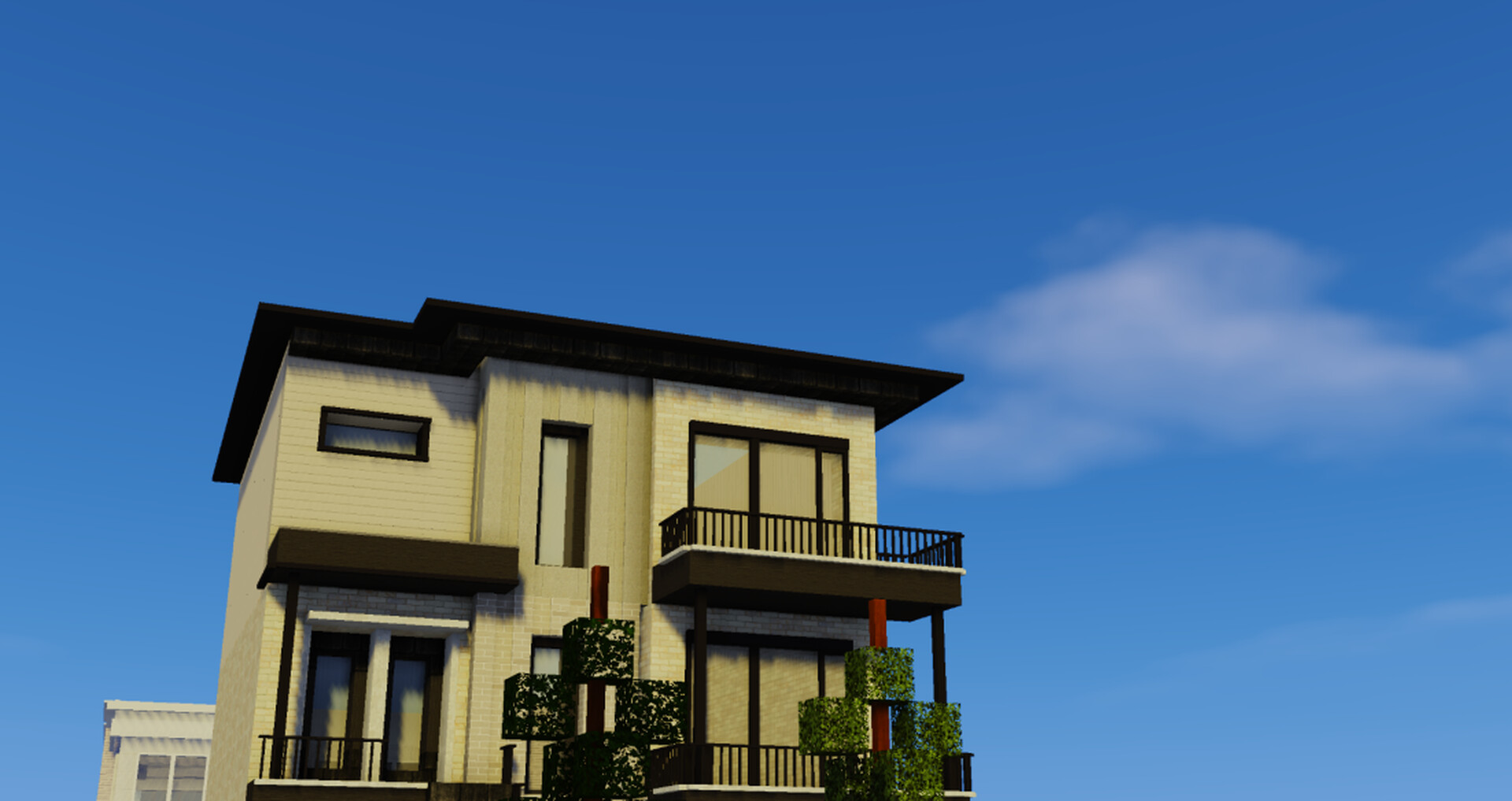 Realistic 1:5:1 Quebec Modern House Minecraft Map