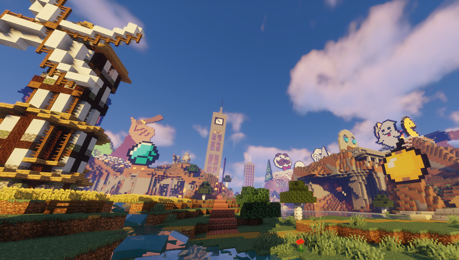 Base&Creation map from server Minecraft Map