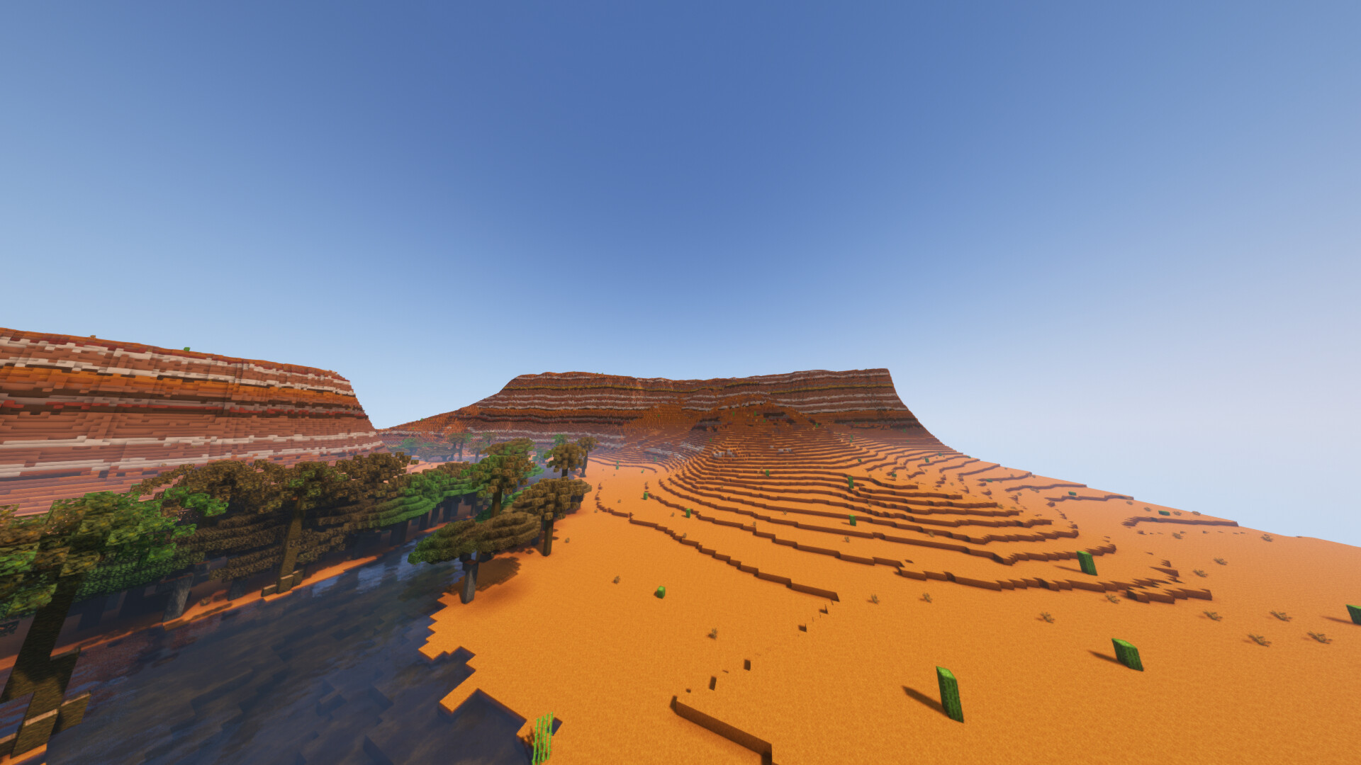 Just a regular plateau mesa. Minecraft Map