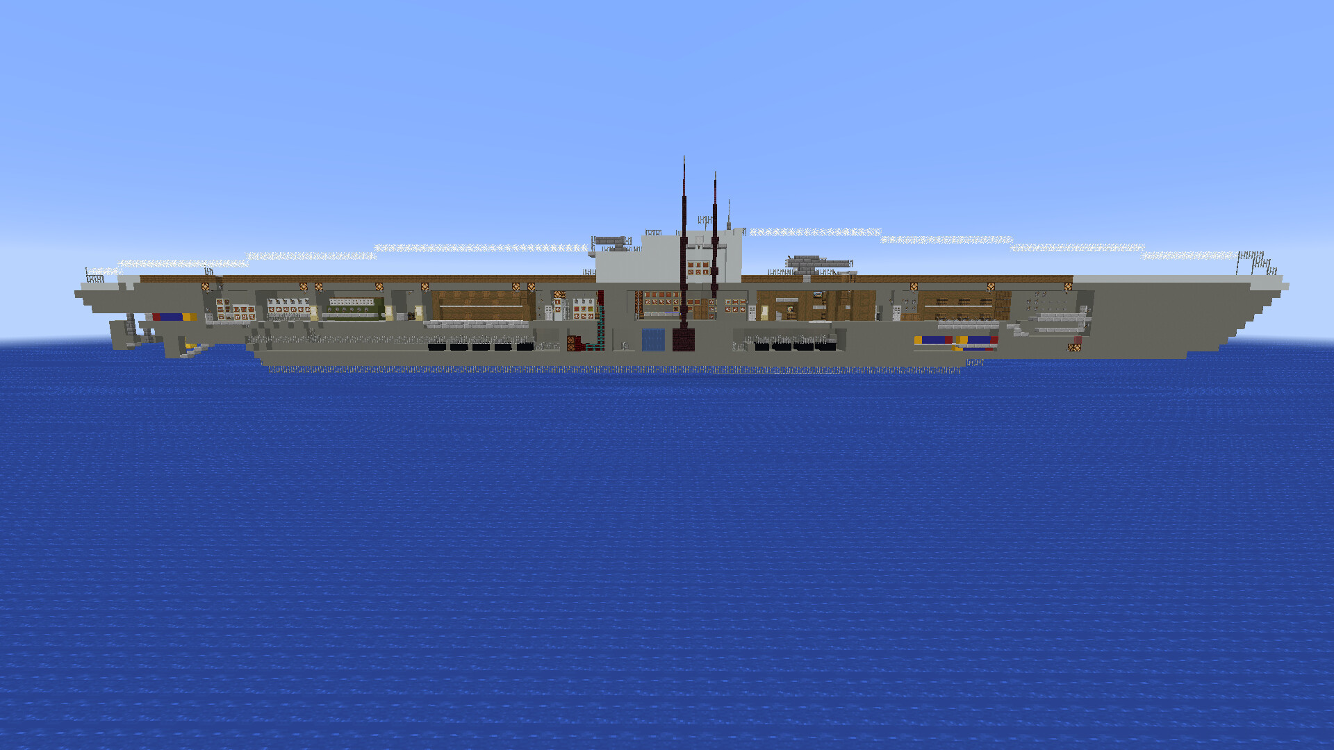 German Type-VIIC U-Boat 2:1 Minecraft Map