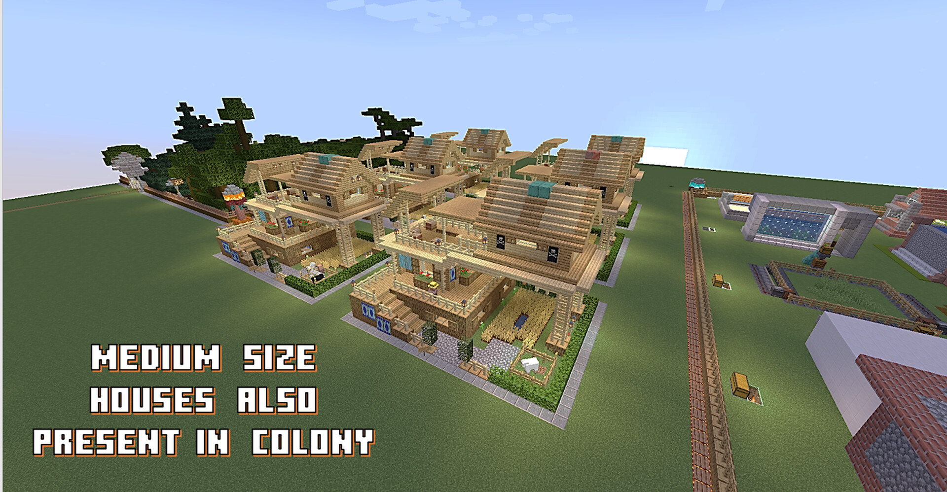 Villagers Colony (Players Tour Map) Minecraft Map