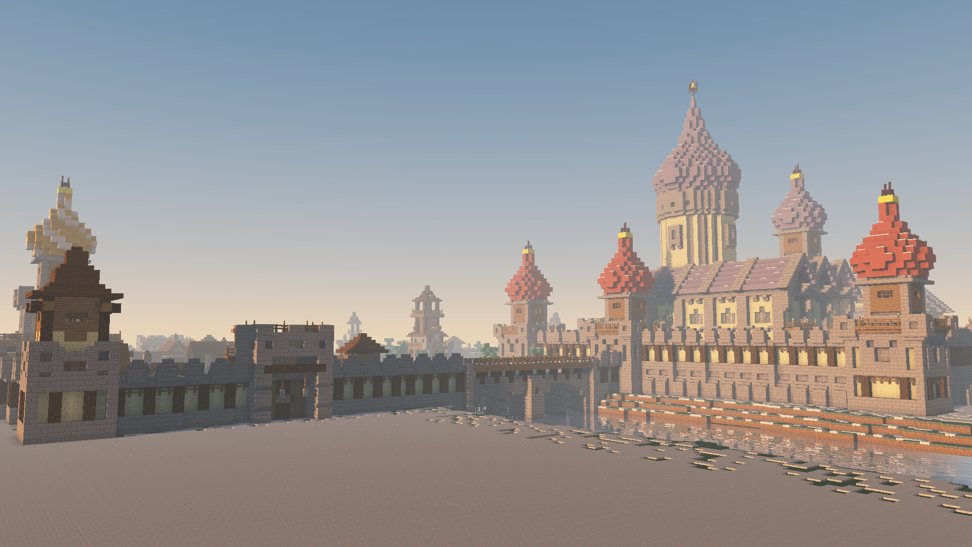 Kislev City by NPC WAR | Warhammer Fantasy Minecraft Map