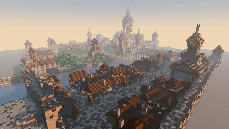 Kislev City by NPC WAR | Warhammer Fantasy Minecraft Map