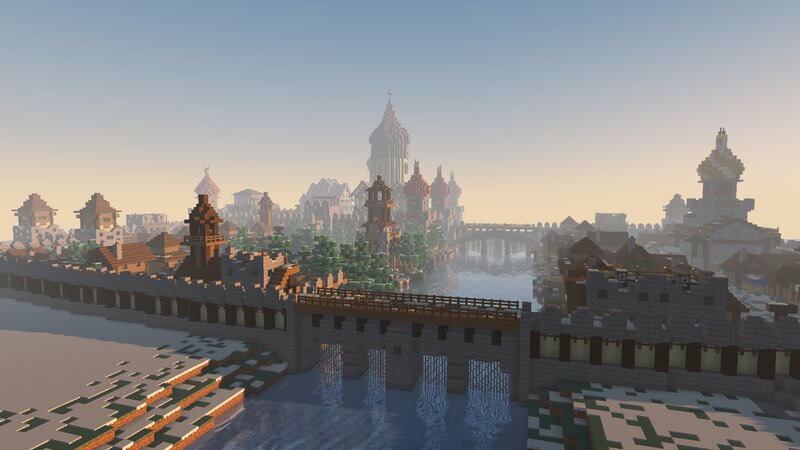 Kislev City by NPC WAR | Warhammer Fantasy Minecraft Map