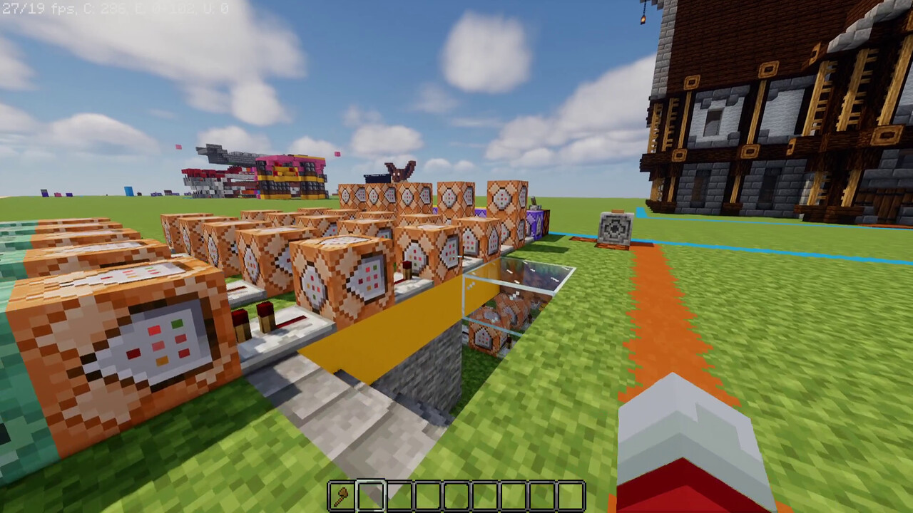 Realistic explosions system [Map + Schematic] Minecraft Map