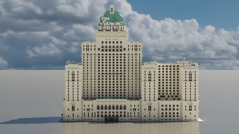 Fairmont Royal York Hotel (1:1 SCALE) in downtown Toronto, Ontario ...