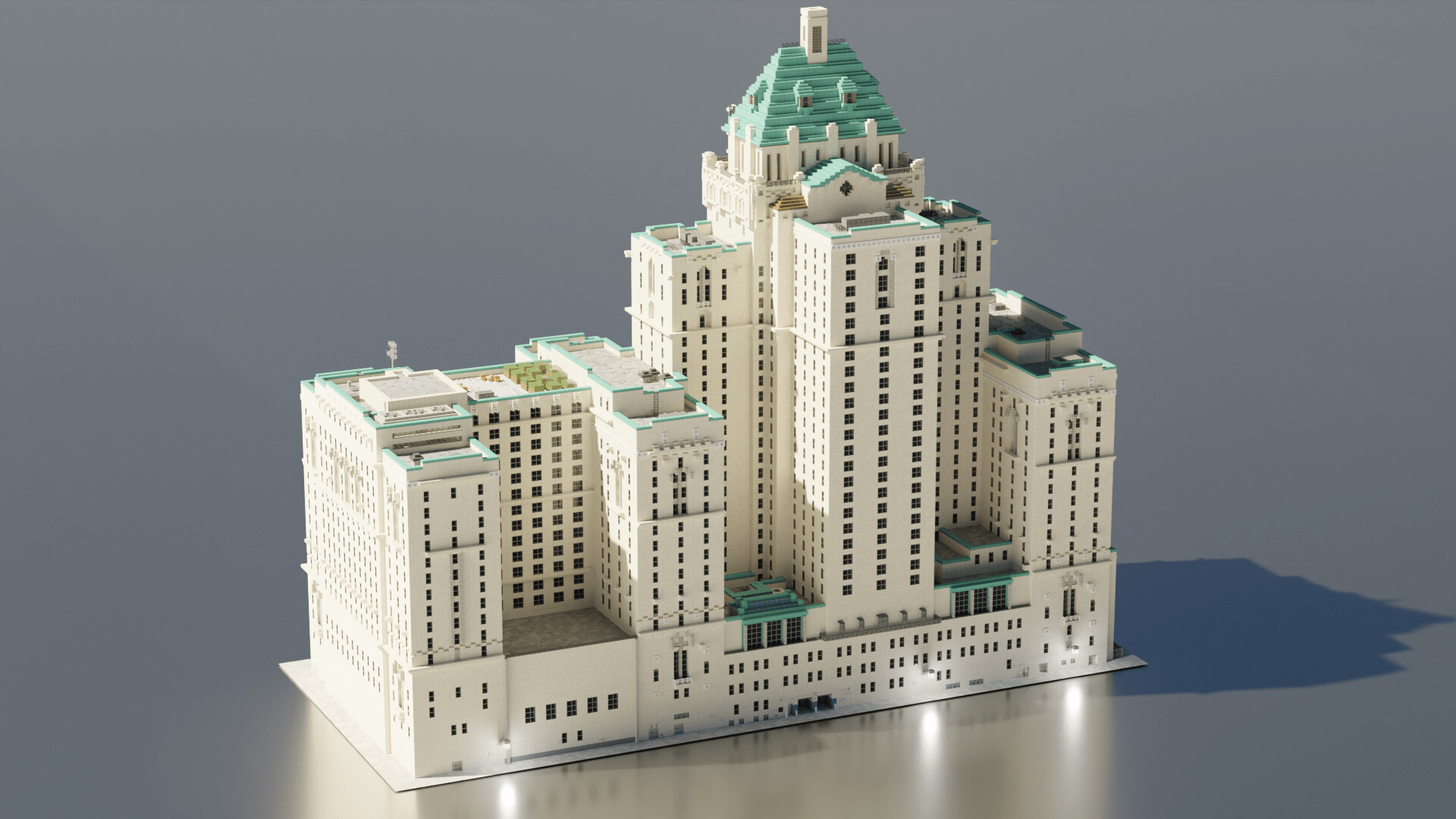 Fairmont Royal York Hotel (1:1 SCALE) in downtown Toronto, Ontario ...