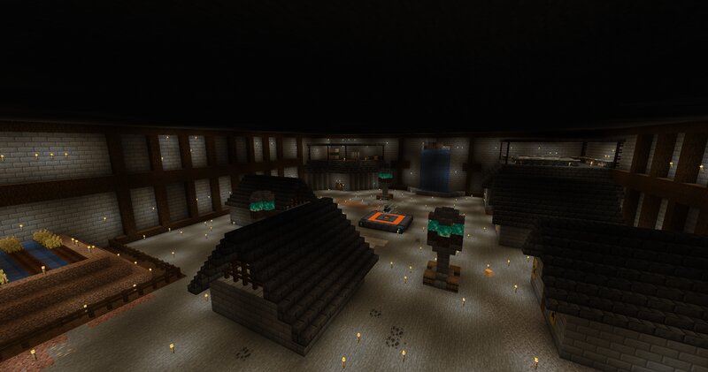 FULL BEACON + RUINE TOWN Minecraft Map