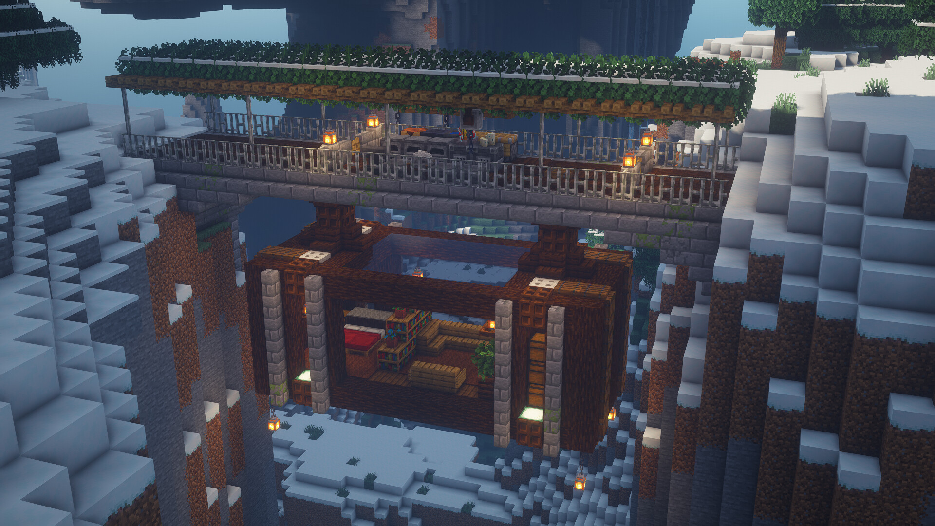 Hanging House Minecraft Map