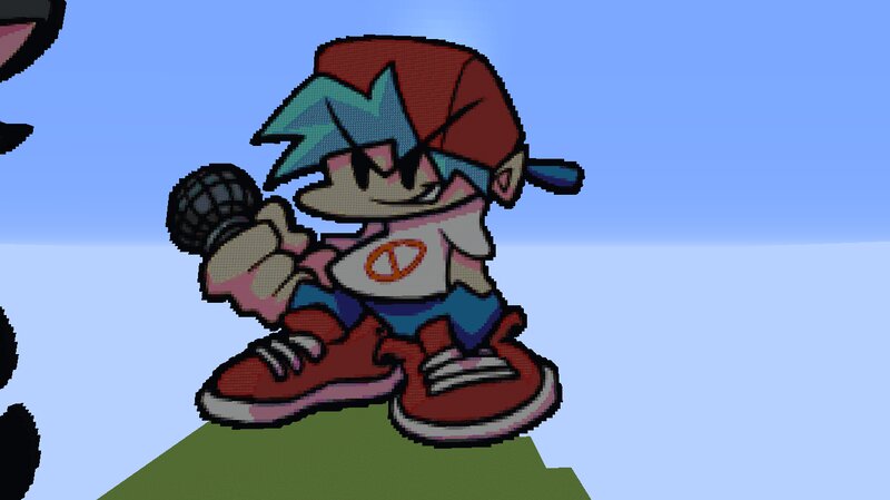 Random FNF Pixel Art Minecraft Map