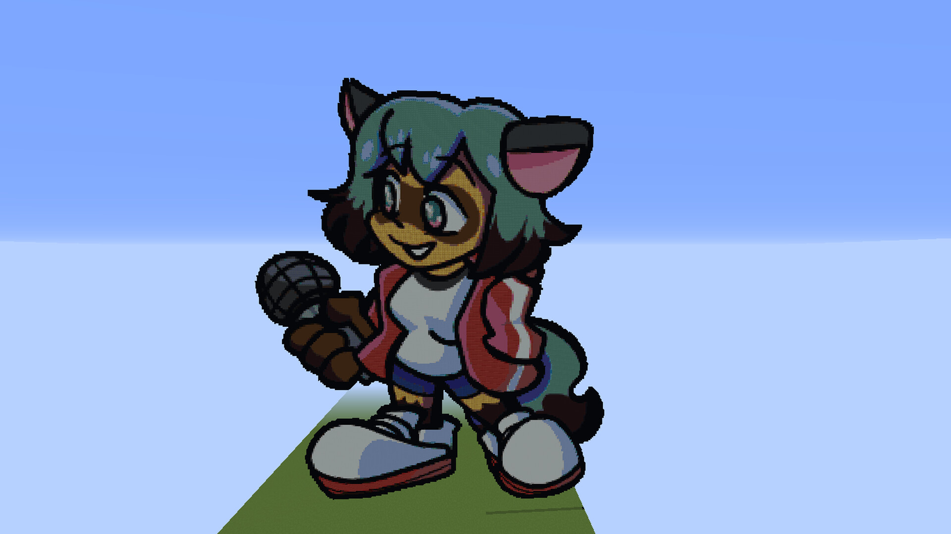 Random FNF Pixel Art Minecraft Map