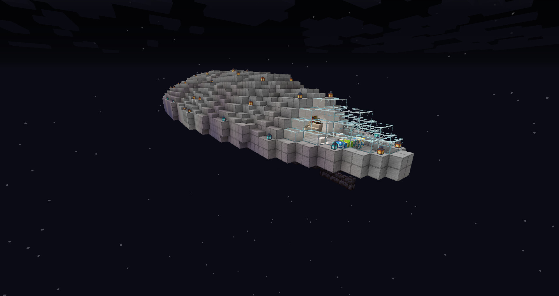 Small Sci-Fi Cargo Shuttle Minecraft Map