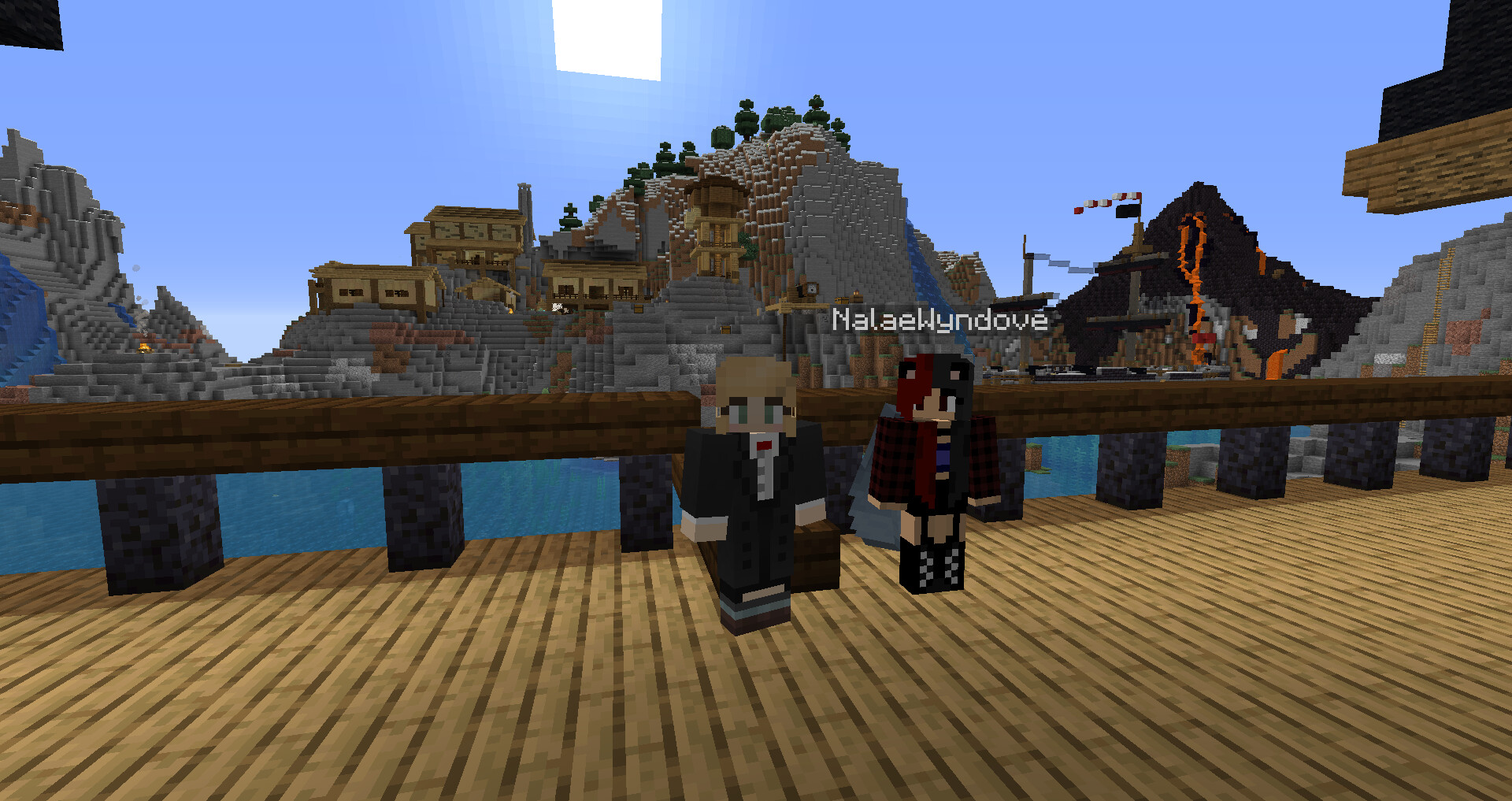 Sea of Thieves themed Pirate Outpost Minecraft Map