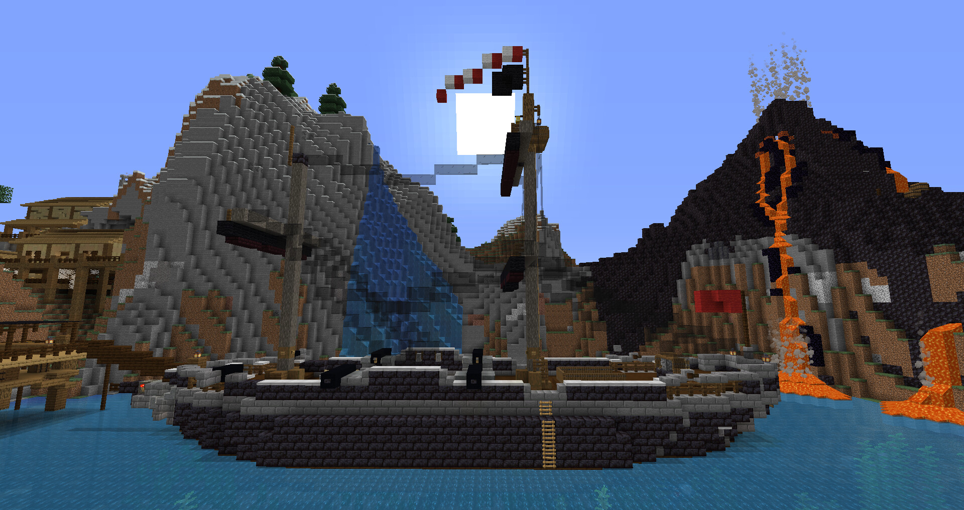 Sea of Thieves themed Pirate Outpost Minecraft Map