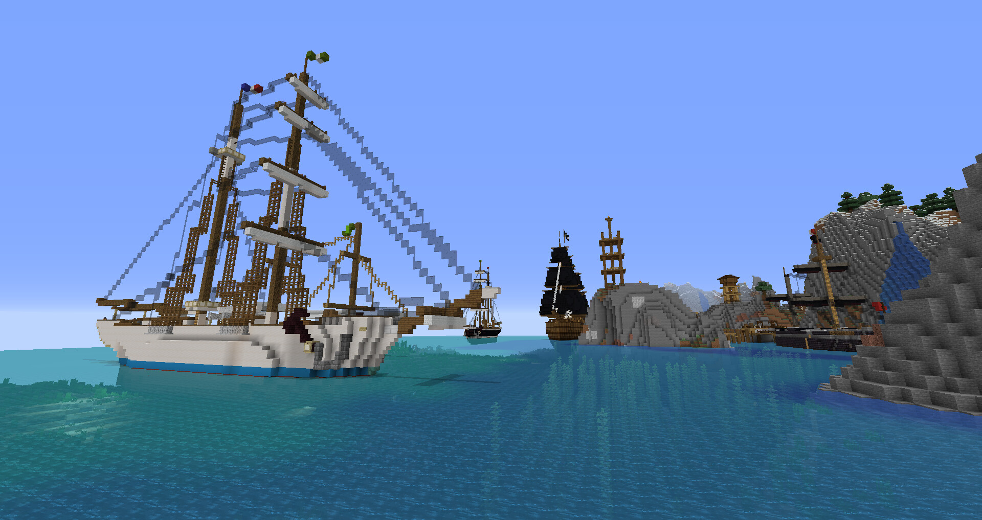 Sea of Thieves themed Pirate Outpost Minecraft Map