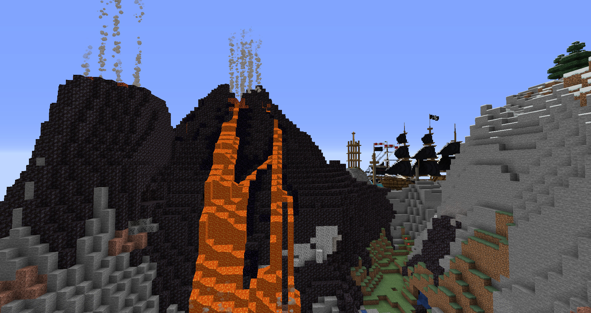 Sea of Thieves themed Pirate Outpost Minecraft Map