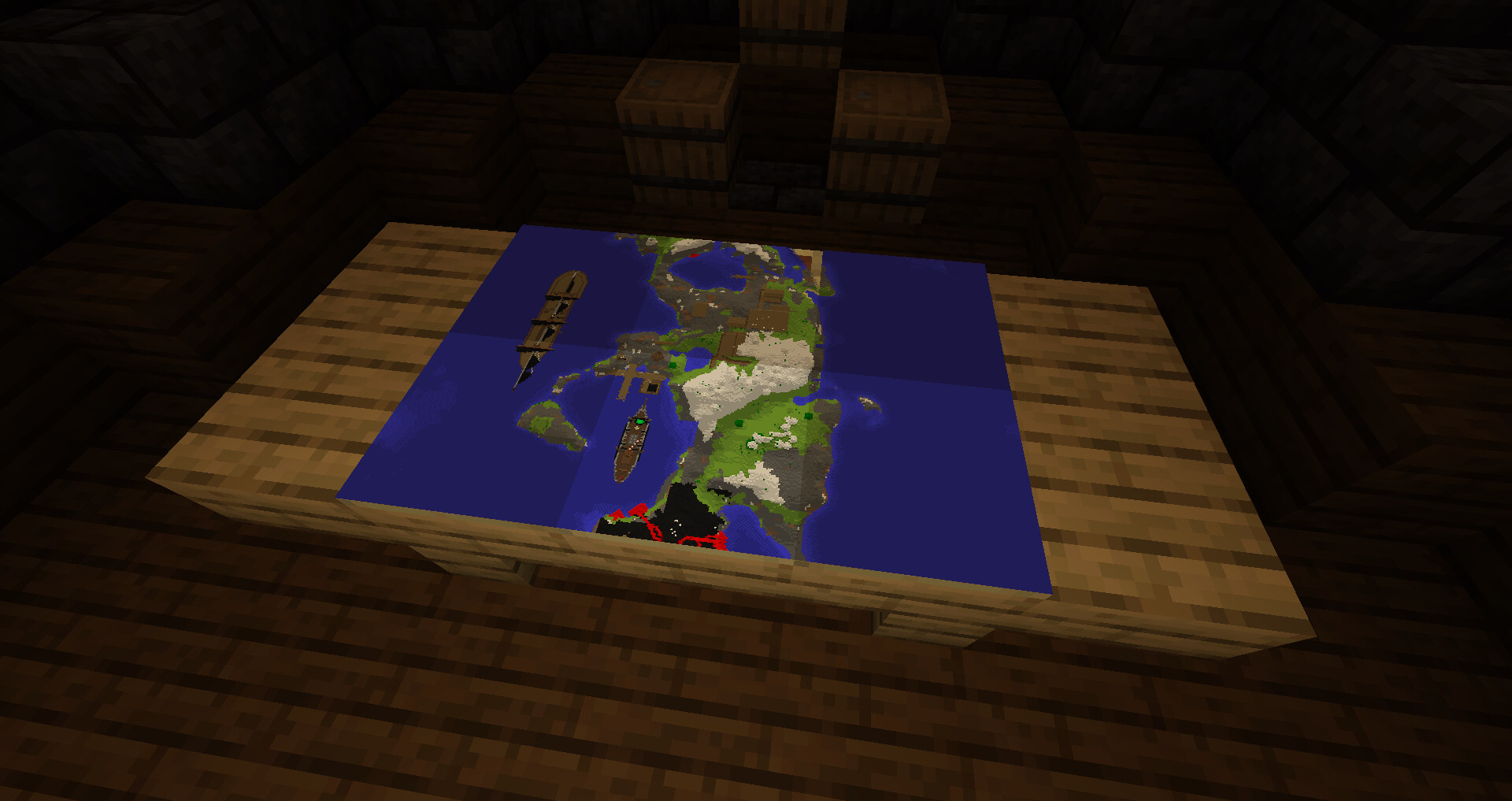 Sea of Thieves themed Pirate Outpost Minecraft Map