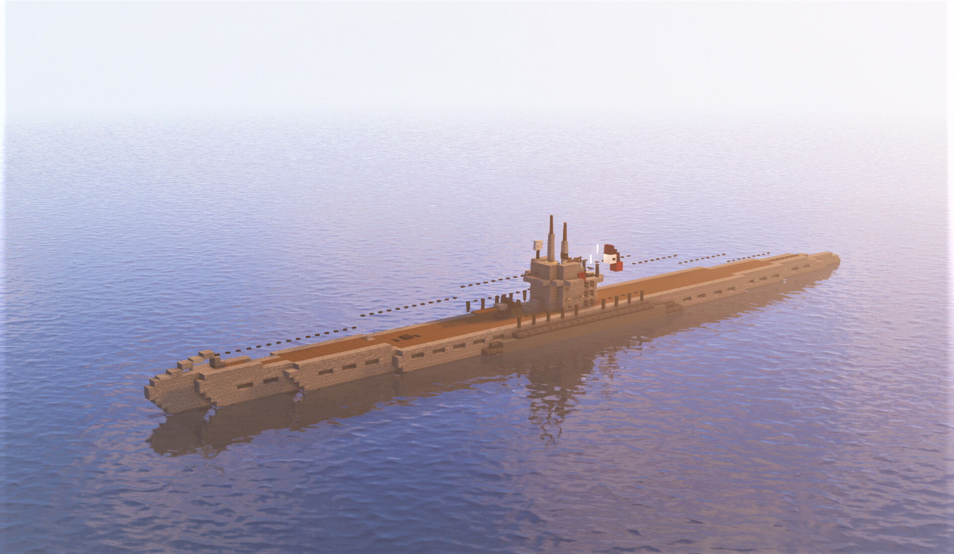 German Typ VII C WW2 U-Boat U-96 (Das Boot) +Map Download Minecraft Map