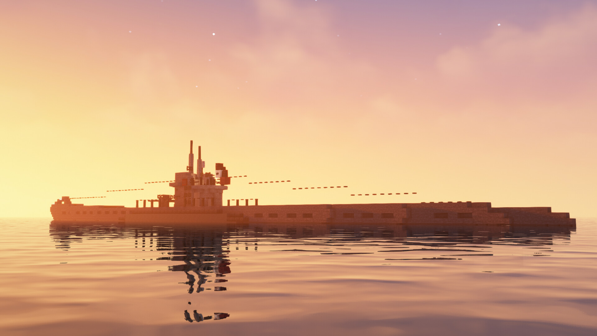 German Typ VII C WW2 U-Boat U-96 (Das Boot) +Map Download Minecraft Map