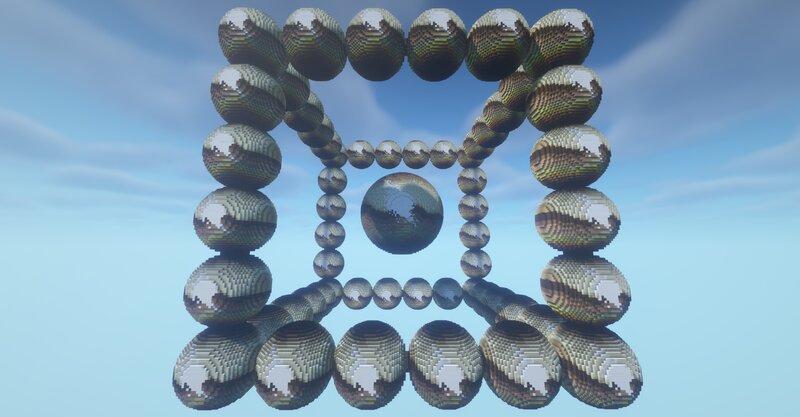 More Textured Spheres Minecraft Map