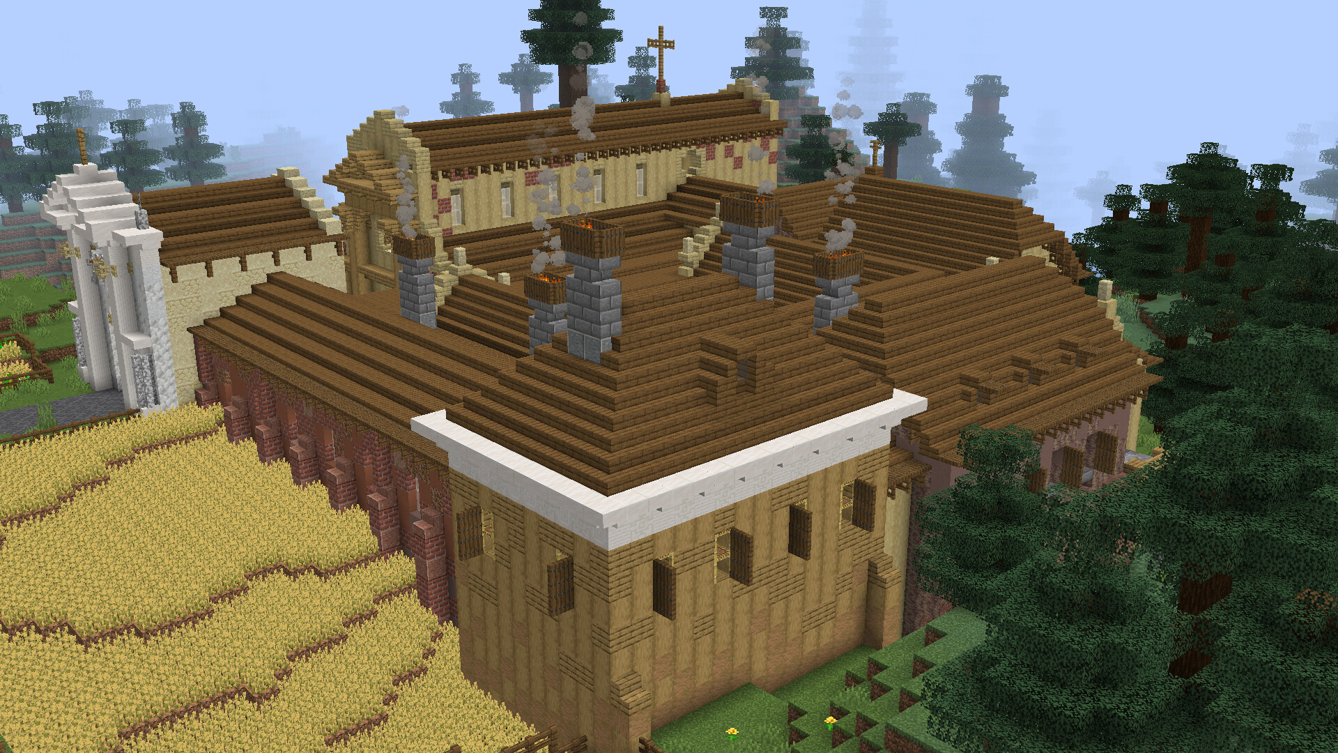 Renaissance/Baroque Monastery 1.17 Minecraft Map