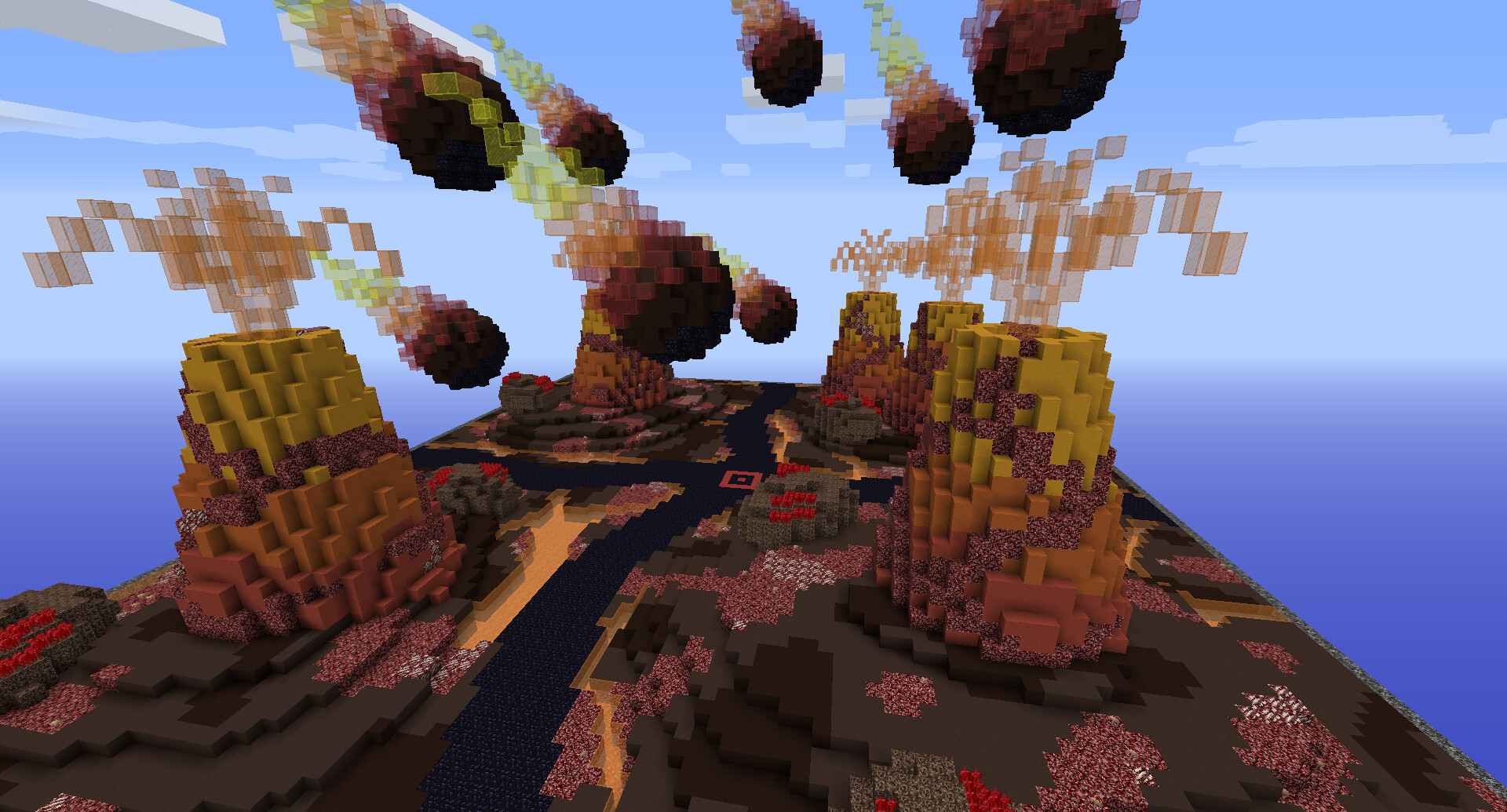 Volcanic Nether KOTH [100x100] Minecraft Map