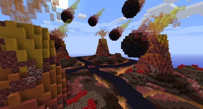 Volcanic Nether KOTH [100x100] Minecraft Map