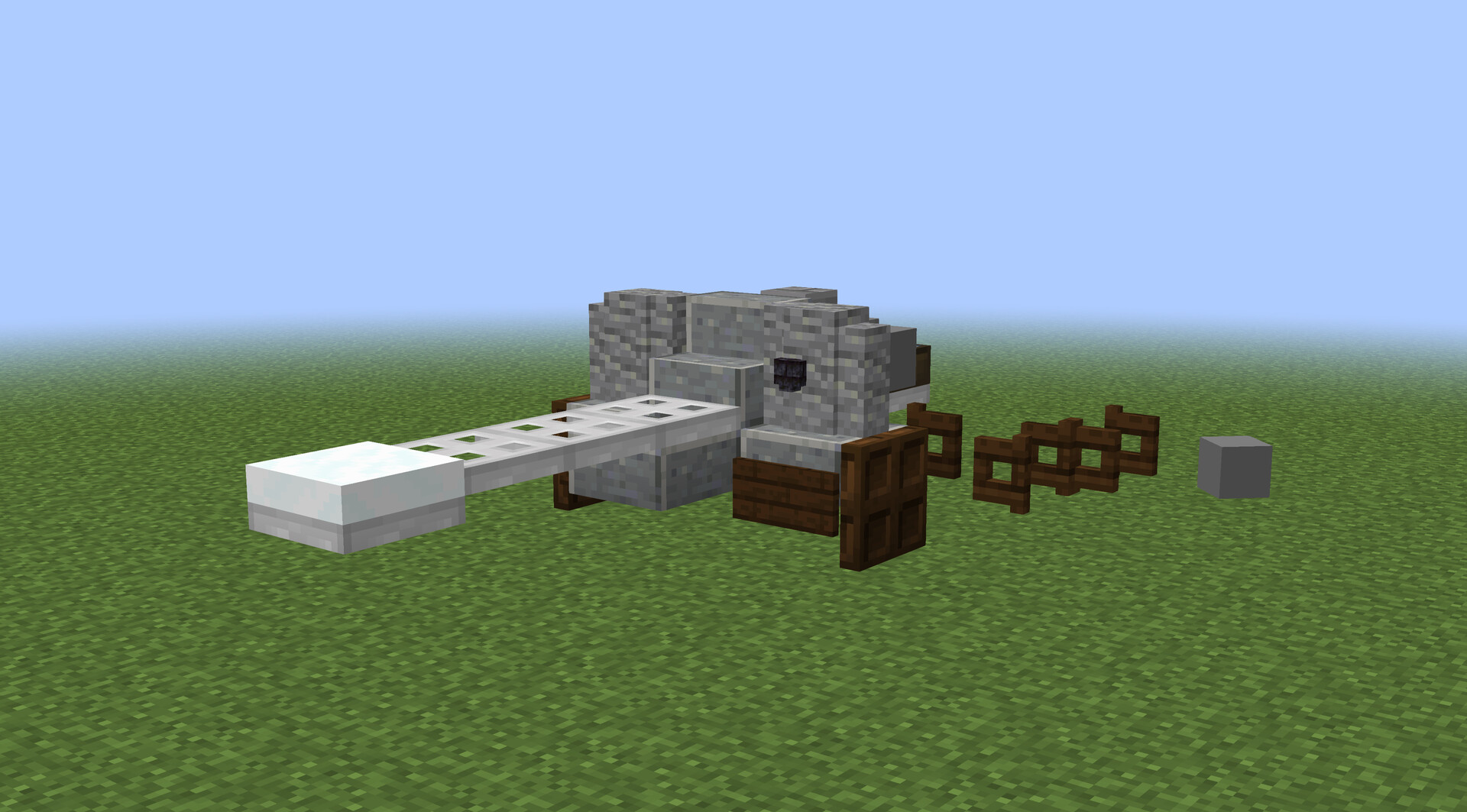 7,5-cm-PaK 40 1.5:1 scale Minecraft Map