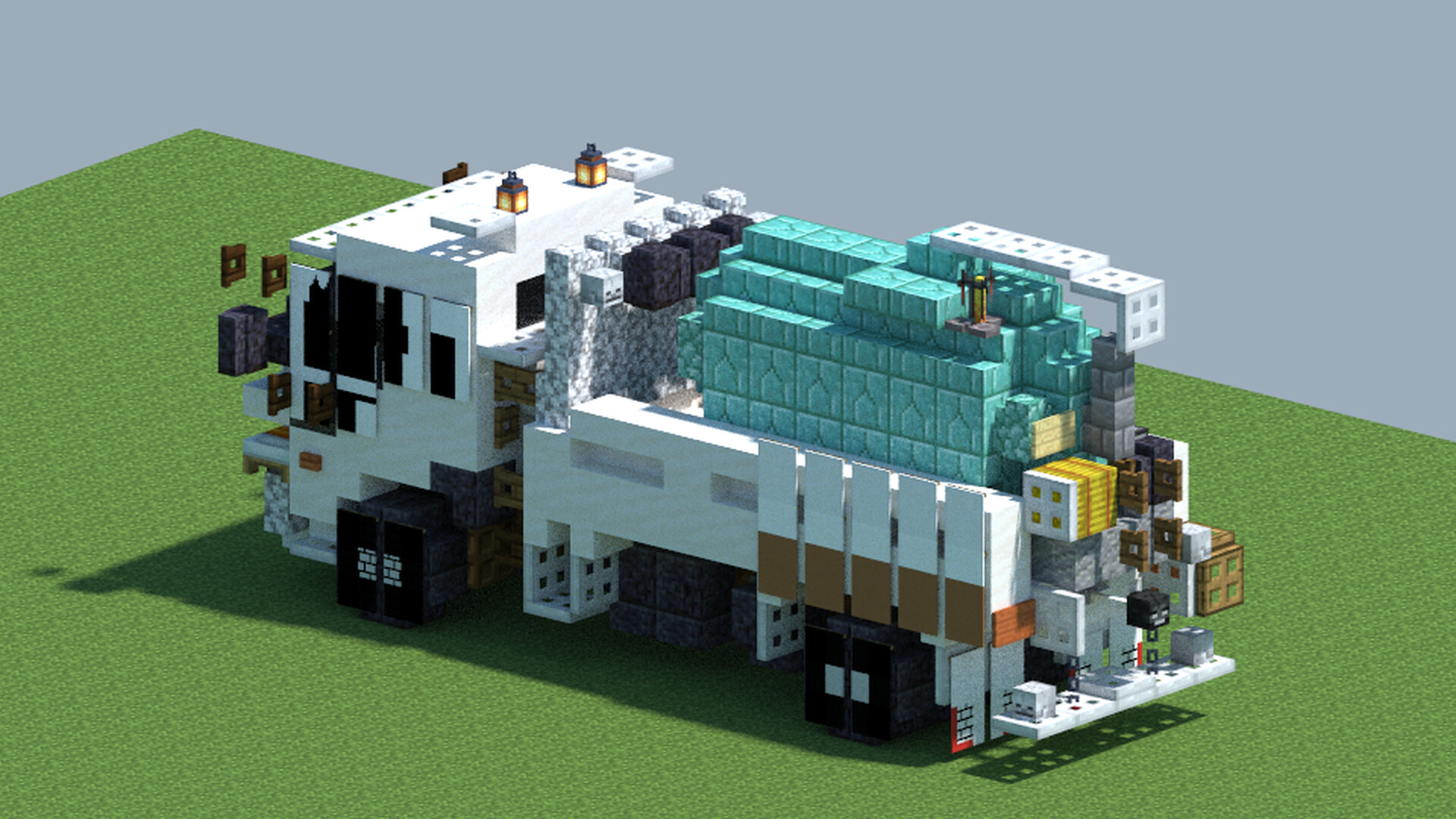 Mitsubishi Fuso 1627, Water Tanker [With Download] Minecraft Map