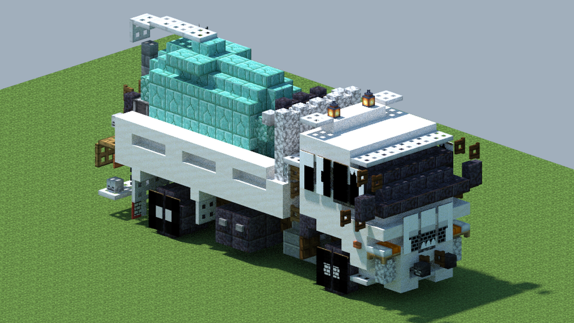 Mitsubishi Fuso 1627, Water Tanker [With Download] Minecraft Map