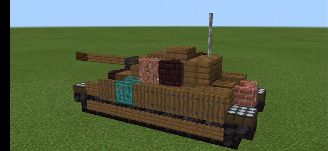 Tiger I Kuromorimine and Pz. IV Ankou (GuP) Minecraft Map